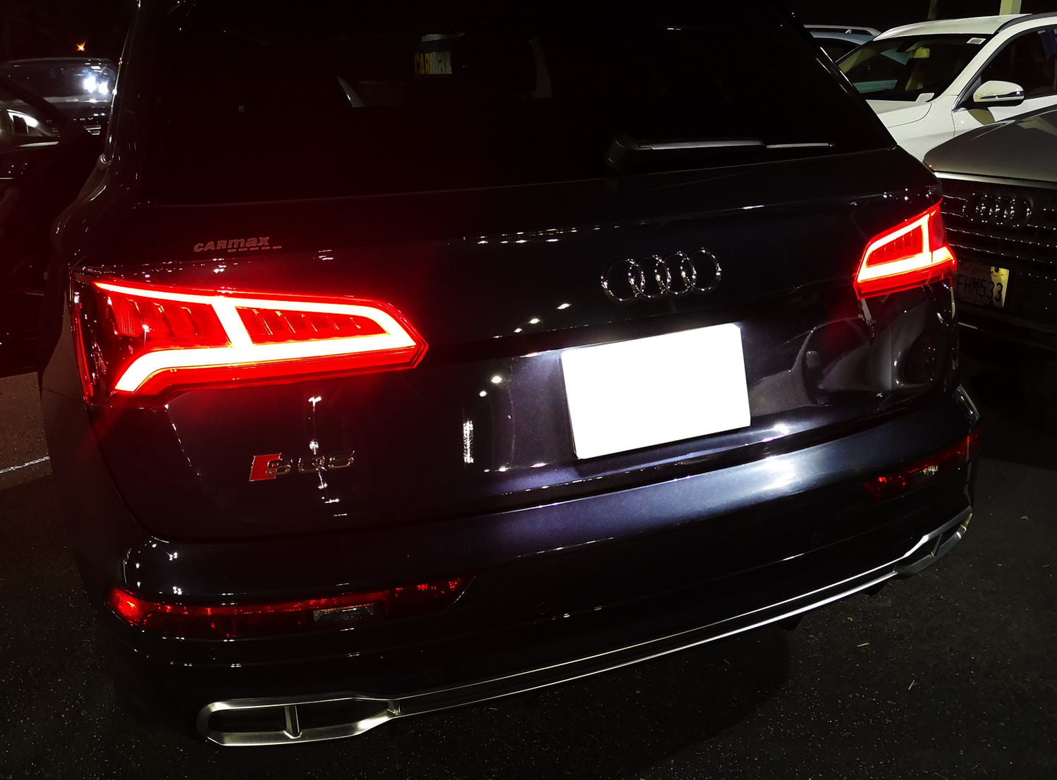 OE-Fit 3W Full LED License Plate Light Kit For 2016-up Audi A5/S5, 18 ...