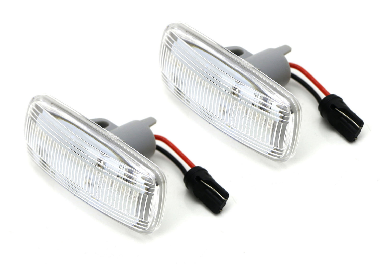 Clear Lens Amber Full 21SMD LED Front Side Marker Light Kit For Audi A ...