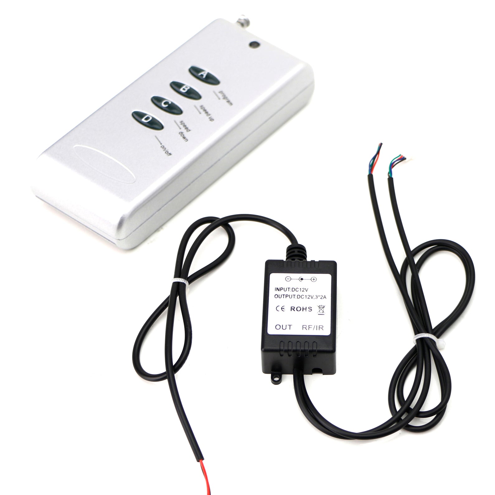 36W High Capacity 2-Output RGB Radio Frequency Wireless Remote Control ...