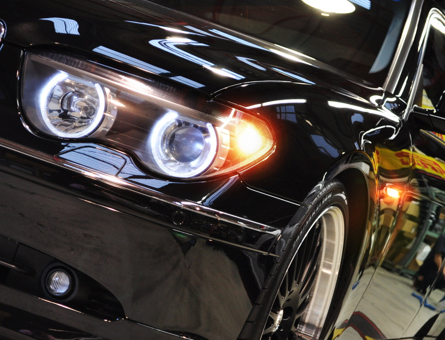 Clear Sequential Amber LED Side Marker Light For 02-08 BMW E65 E66 E67 7 Series — iJDMTOY.com