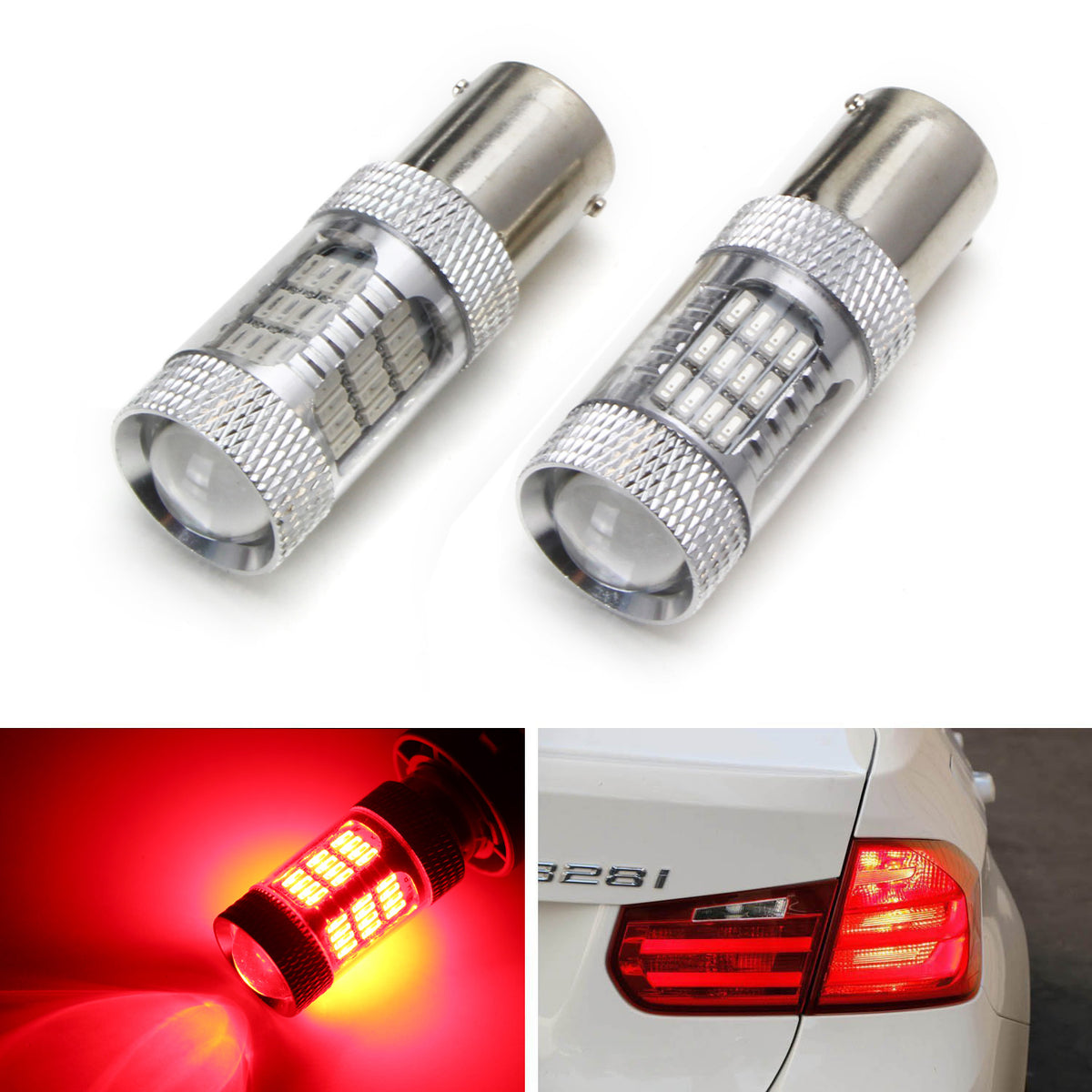 2 Error Free Red LED Bulb For BMW F22 F30 F32 2 3 4 Series Rear Turn S ...