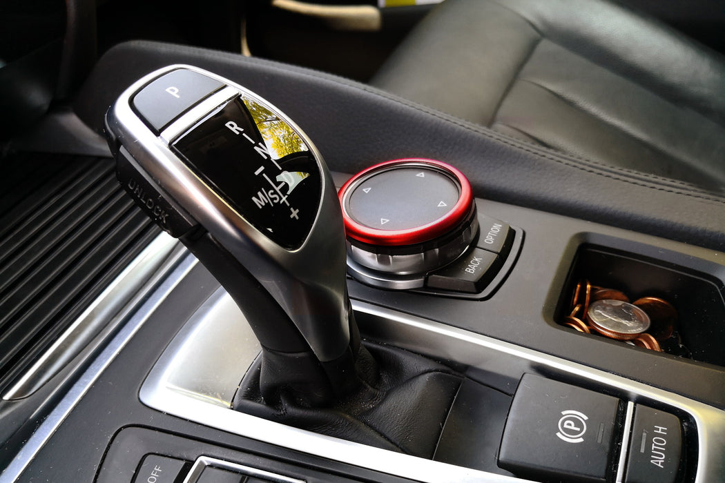 Red Aluminum Ring For BMW Fxx Center Console IDrive Multimedia Control Red Aluminum Ring For BMW Fxx Center Console IDrive Multimedia Control