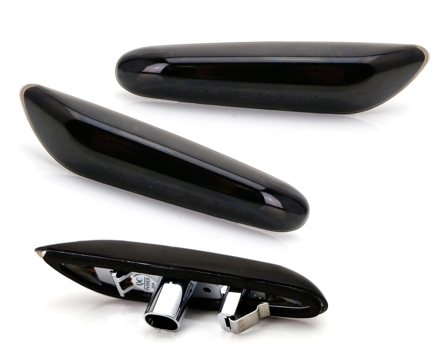 Smoked Lens Amber Sequential LED Side Marker Blinker Lights For BMW 1 ...