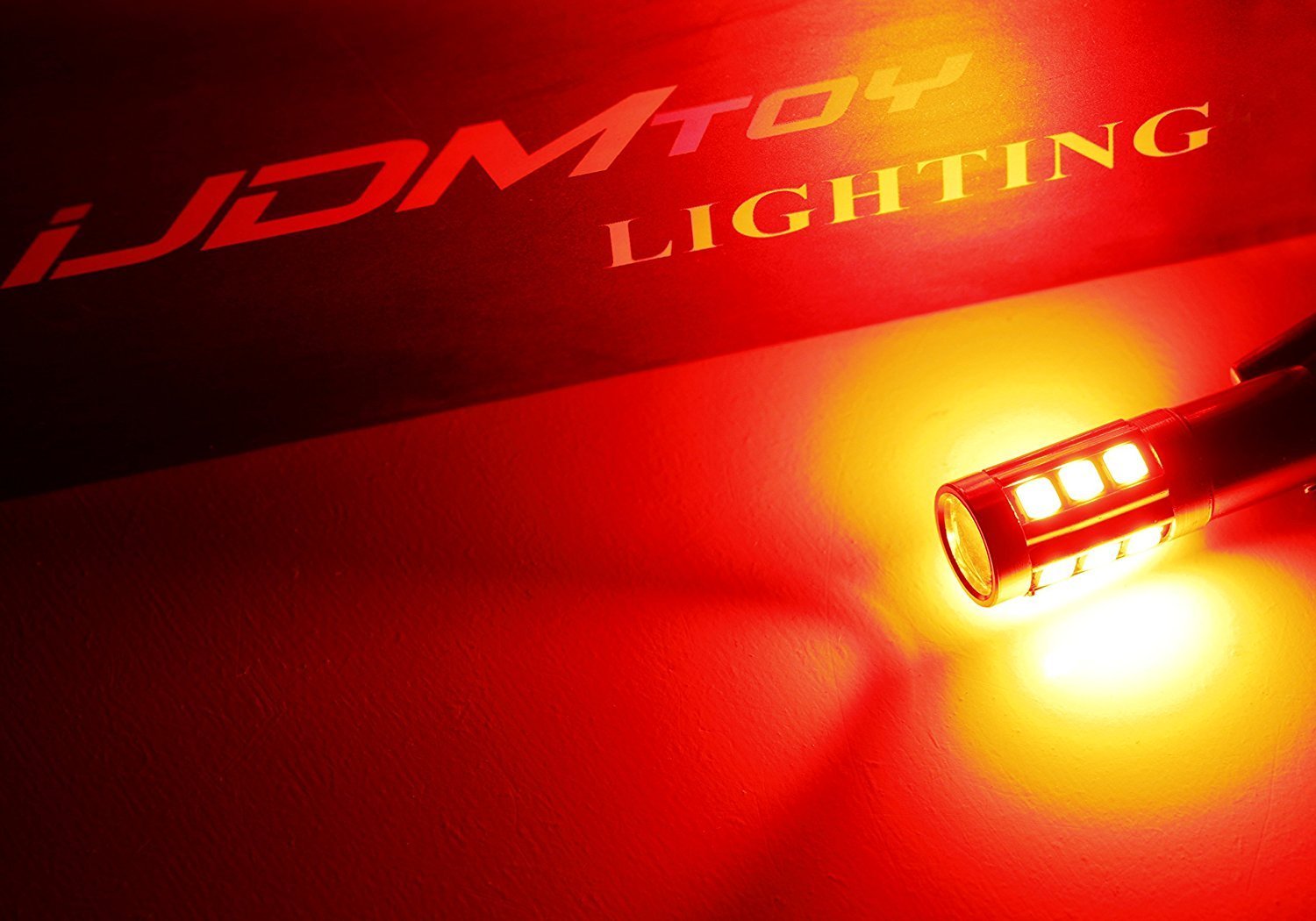 Red H21W/7506 LED Bulb Combo For BMW F32 F82 4 Series Turn Signal Brake ...