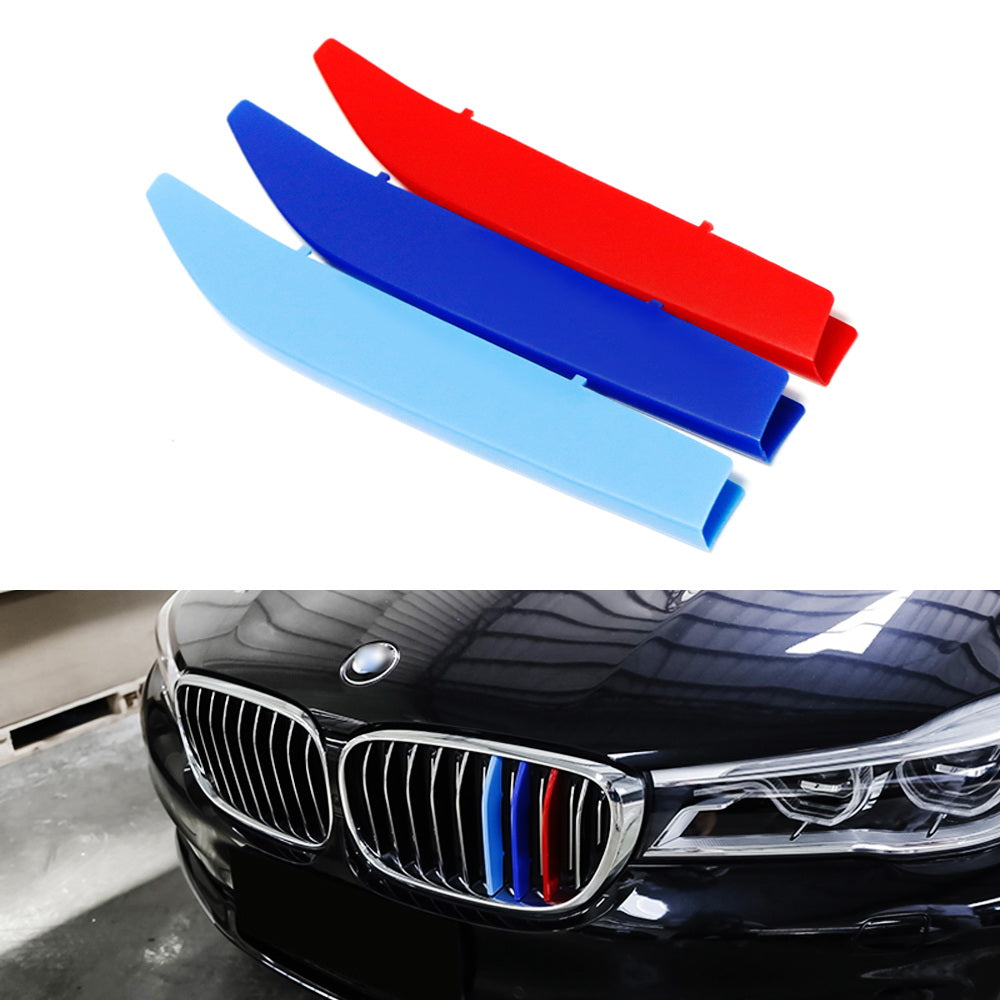 ///M-Colored Grille Insert Trims For 16-19 BMW G11/G12 7 Series w/ 9-B ...