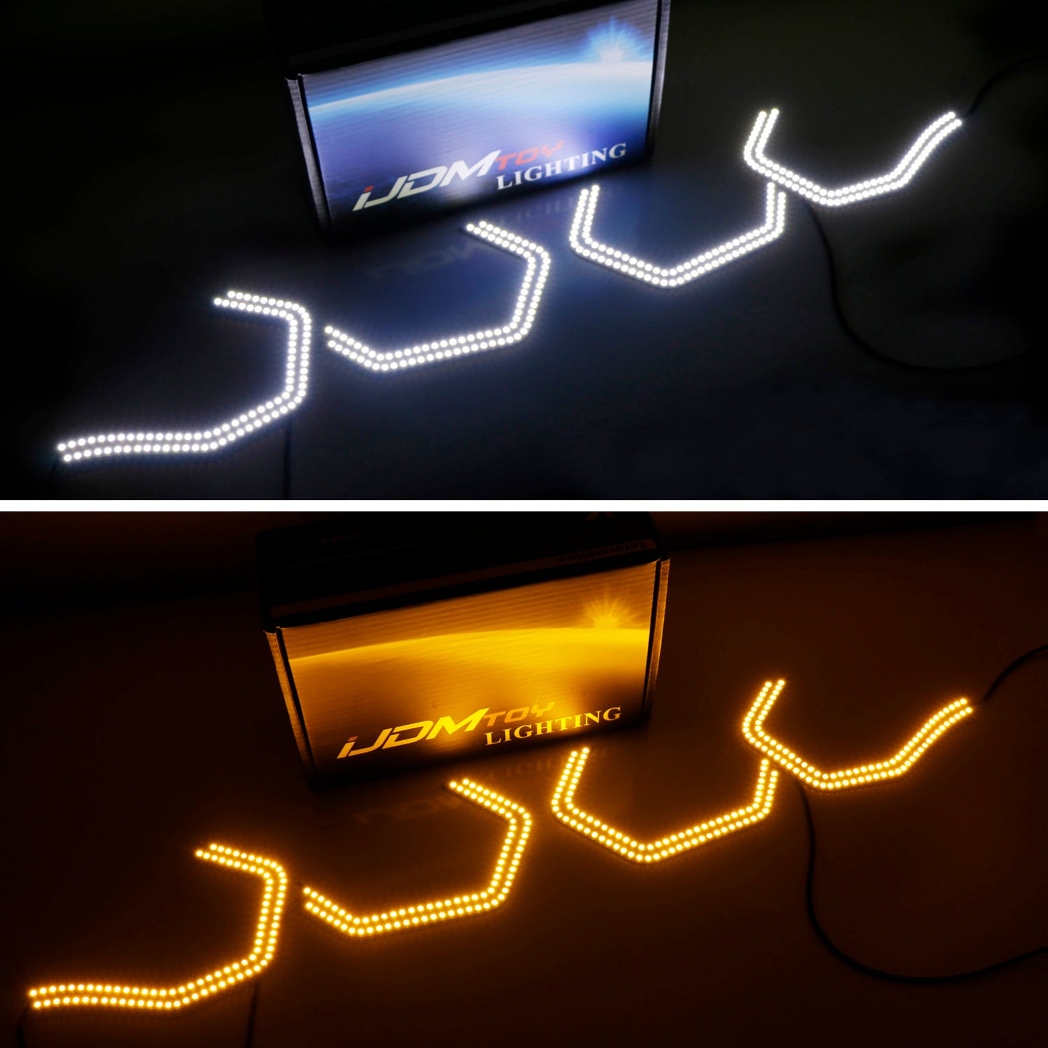 Switchback Concept M4 Iconic Style LED Angel Eye Kit w/Relay Wirings F ...