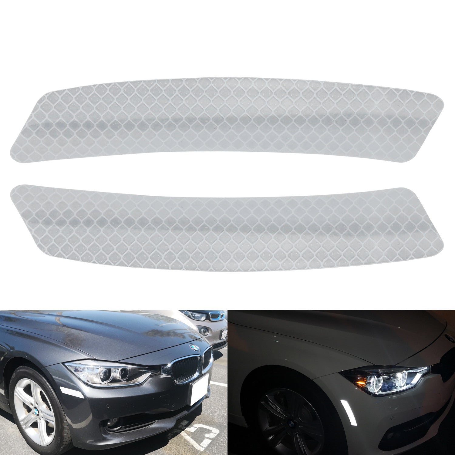 Reflective Overlay Stickers For 2016-2018 BMW F30 F31 LCI 3 Series, F3 ...
