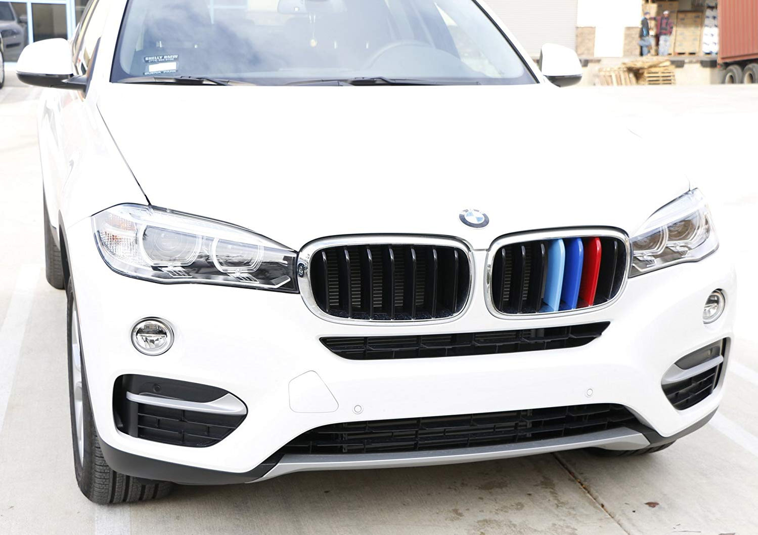 Full LED Powered M-Color Grille Inserts For BMW 14-18 X5 & 15-16 X6 Ki — iJDMTOY.com