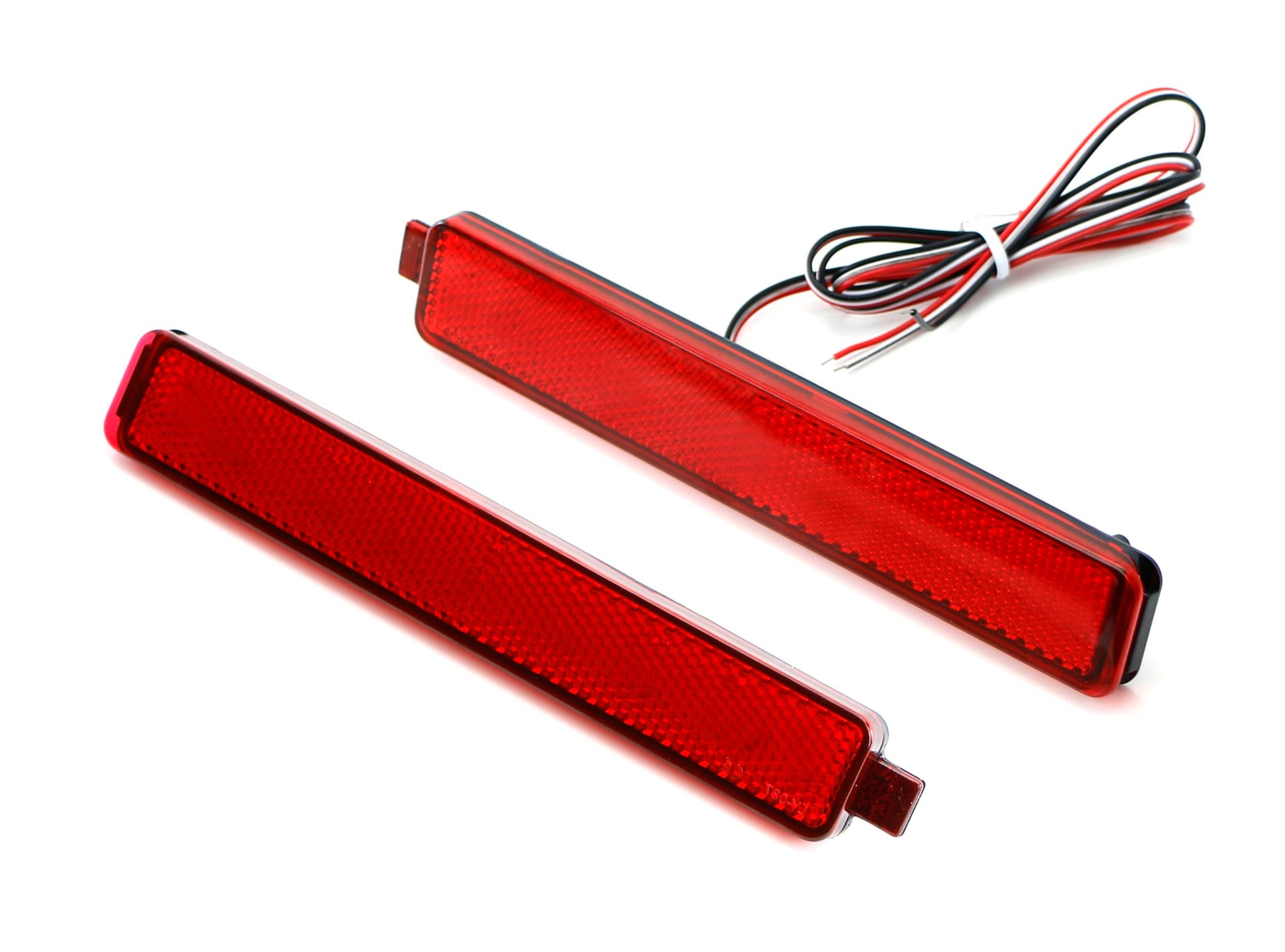 Red Lens 54-SMD LED Bumper Reflector Marker Lights For Cadillac CTS GM — iJDMTOY.com