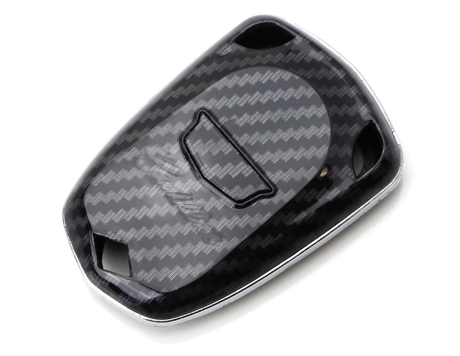 Black "Carbon Fiber" Key Fob For 15-up Cadillac ATS CTS CT6 ELR XTS XT ...