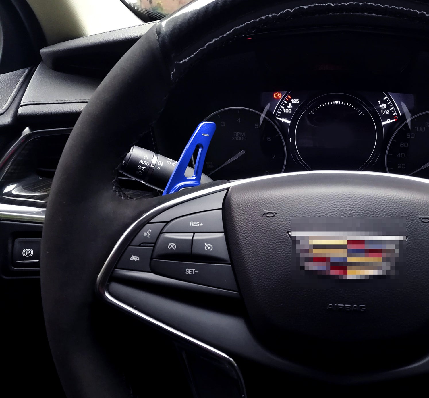 Blue Steering Wheel Paddle Shifter Add-On Extension Cover For 19/20-up ...
