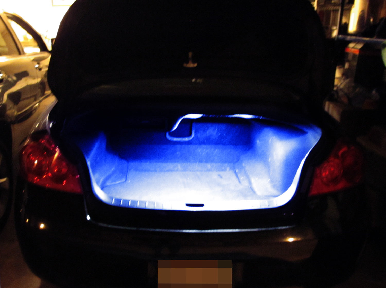 Blue 18-SMD LED Strip Light For Car Trunk Cargo Area or Interior Illum ...