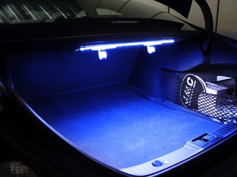 Blue 18-SMD LED Strip Light For Car Trunk Cargo Area or Interior Illum ...