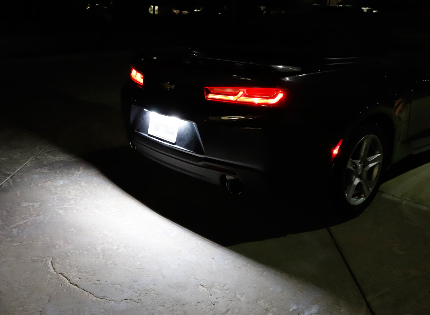 White 3W CANbus LED License Plate Light Kit For 14-24 Chevy Camaro, 13 ...