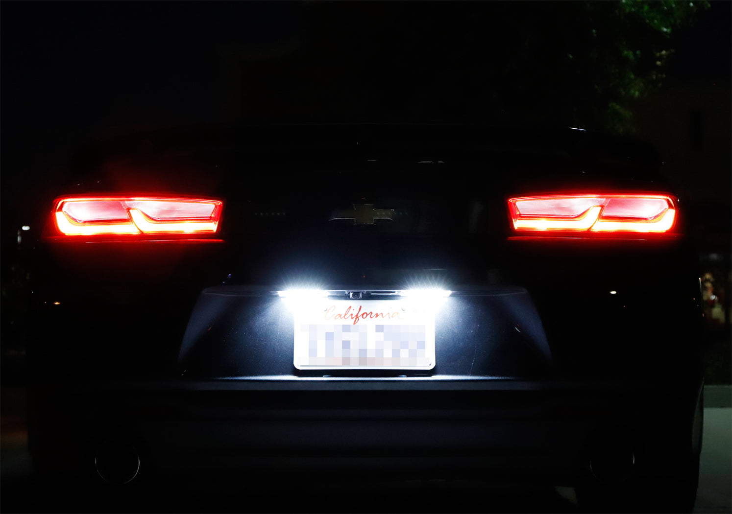 White 3W CANbus LED License Plate Light Kit For 14-24 Chevy Camaro, 13 ...