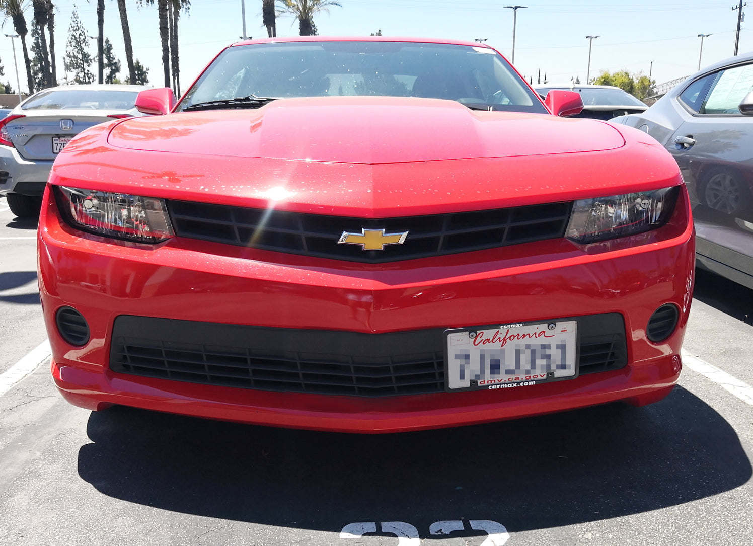 Chevy Camaro No Drill Front Grille Mesh Mount LicensePlate Relocator ...