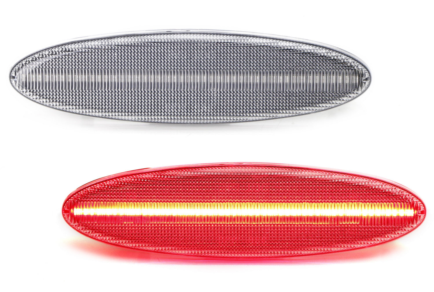 Clear Lens Full LED Strip Rear Side Marker Light Kit For 99-04 Chevy C ...