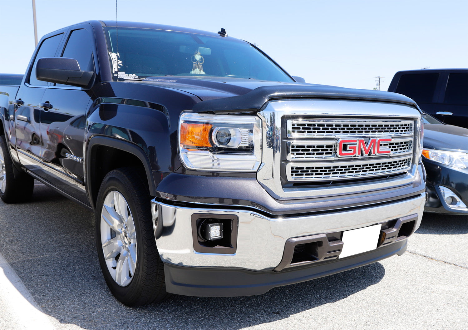 40W CREE LED Pods w/ Foglamp Bracket/Wirings For GMC Sierra Chevy Colo ...