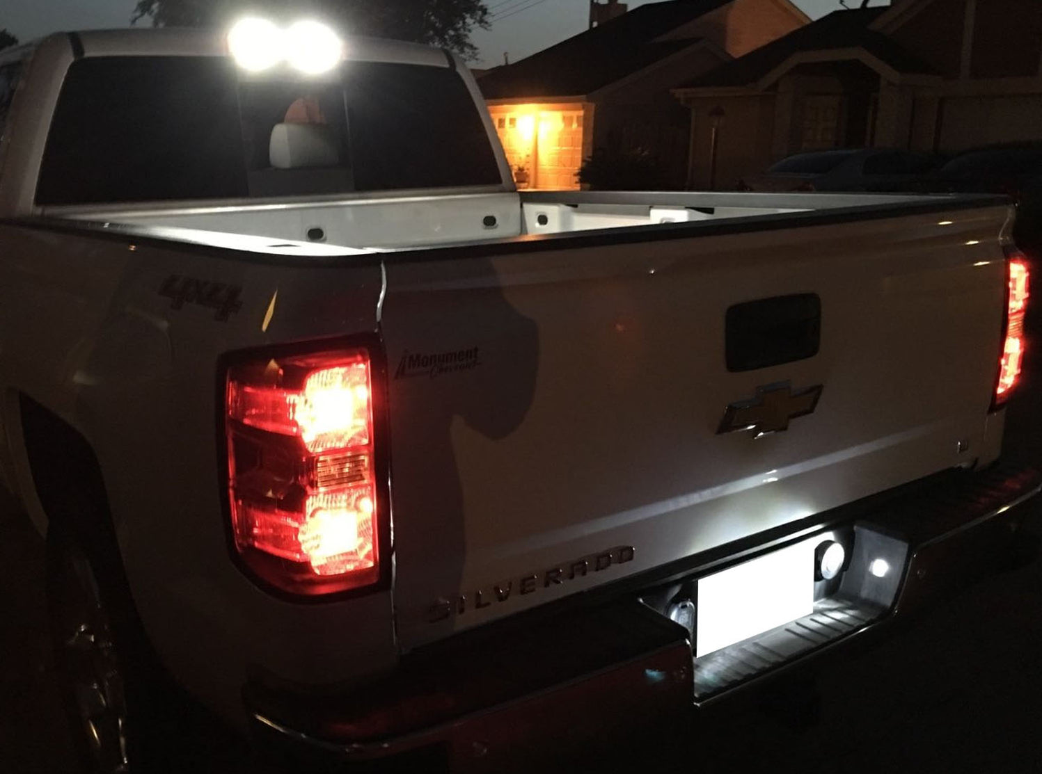 OE-Fit Full LED License Plate Lights Kit For Silverado GMC Sierra 1500 ...