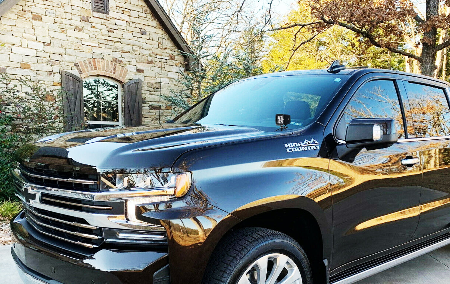 19+ Chevy Silverado 1500 CREE LED Pod Lights w/A-Pillar Bracket/Wiring ...