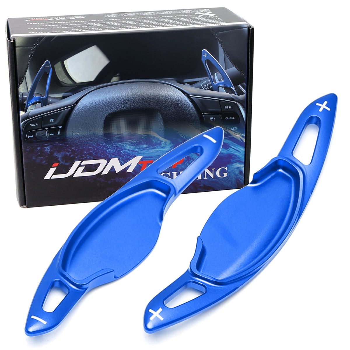 JDM Blue Steering Wheel Paddle Shifter Kit For 22+ Civic, 23+ Accord C ...