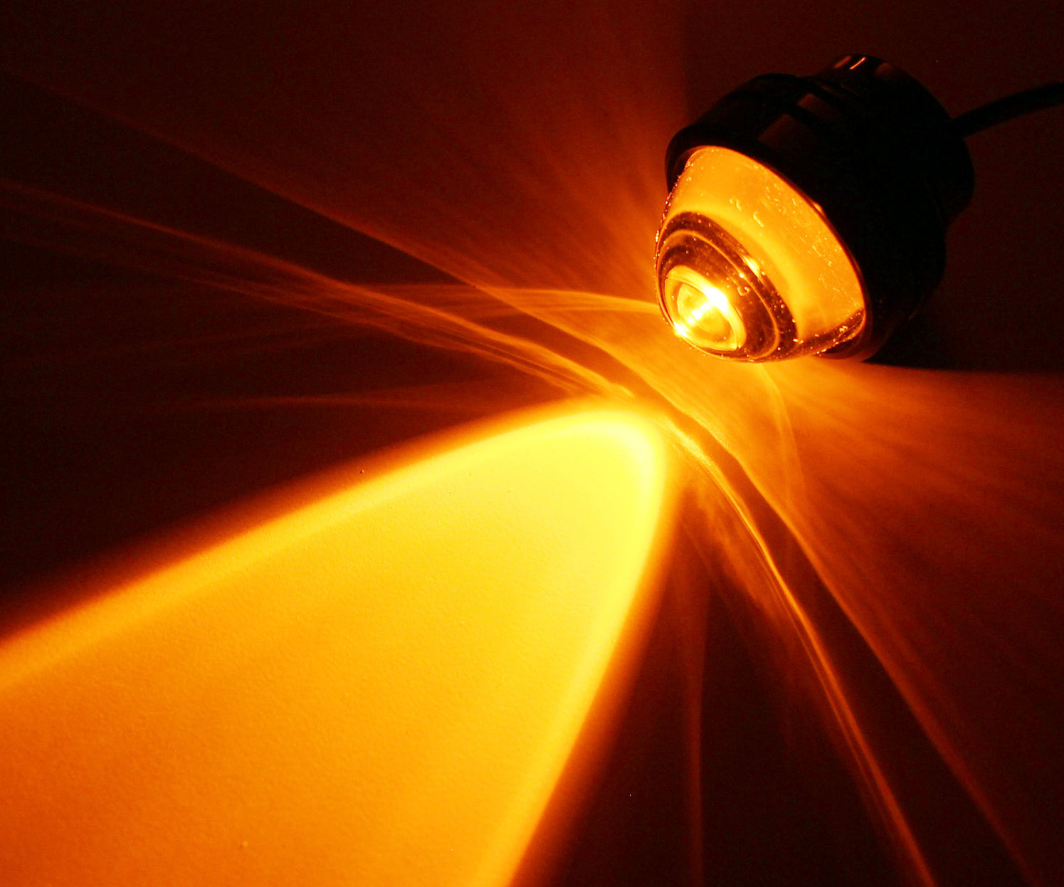 Amber High Power 5W Bull Eye LED Projector Lights For Fog DRL Parking ...