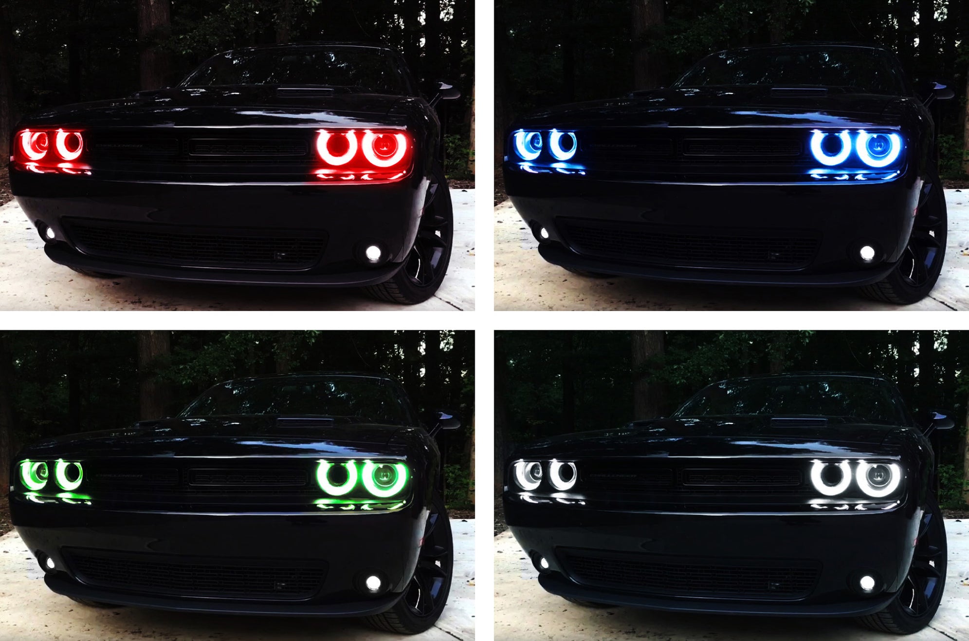 Smartphone RGB-W LED Headlight Halo Ring Circuit Board Kit For 15-up C ...