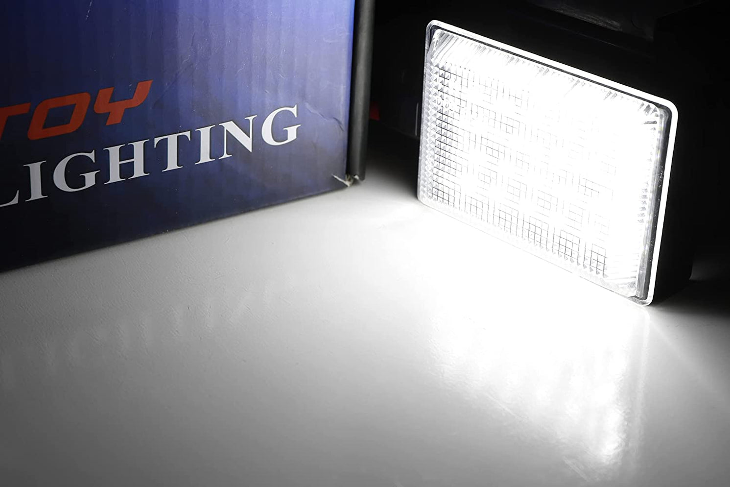 White Full LED Under Hood Light w/5ft Power Cord For Dodge RAM Charger ...