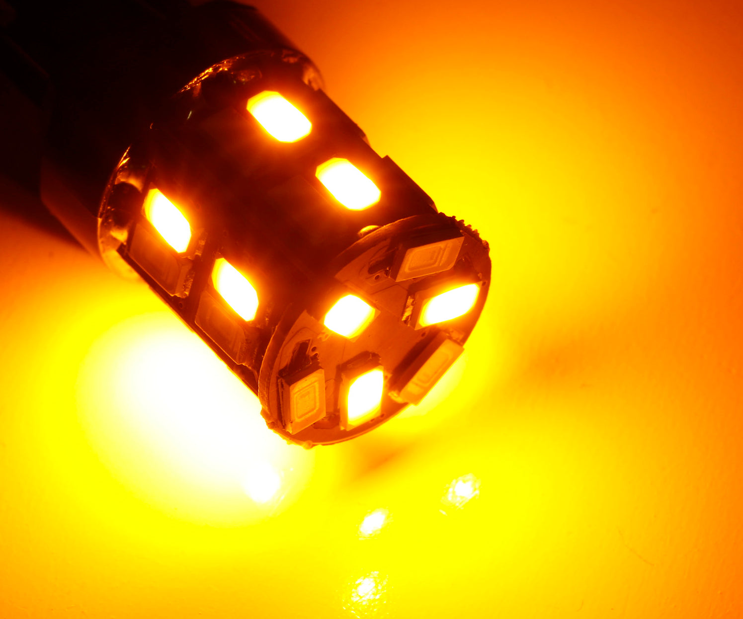 White/Amber Dual Color Switchback 1157 2357 S25 LED Bulbs For Front Tu ...