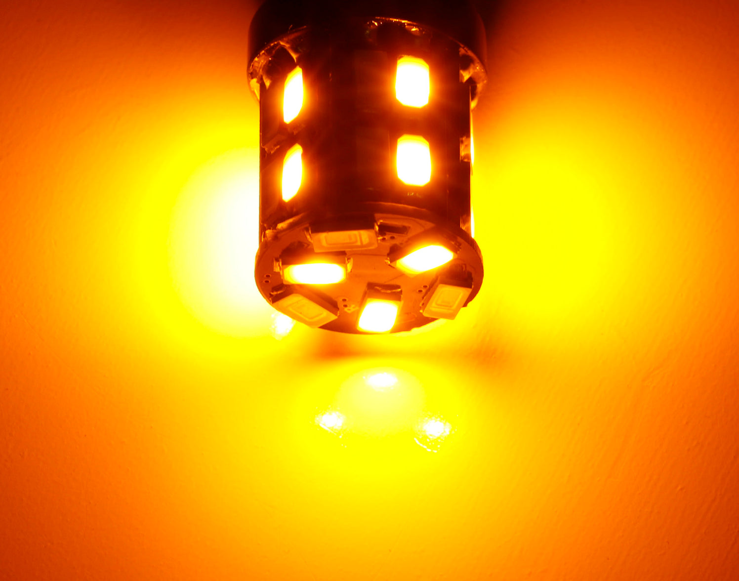 White/Amber Dual Color Switchback 1157 2357 S25 LED Bulbs For Front Tu ...