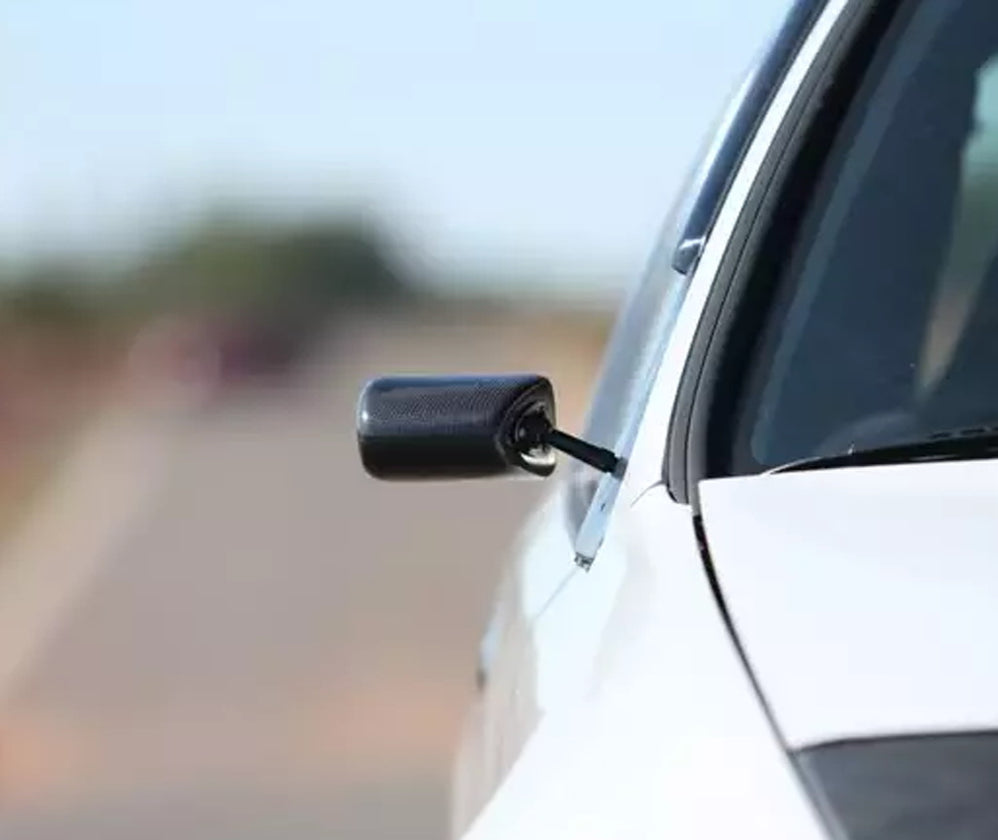 Universal F1 Style Side Mirrors w/Blue Glass For Acura Honda Mazda Sub ...