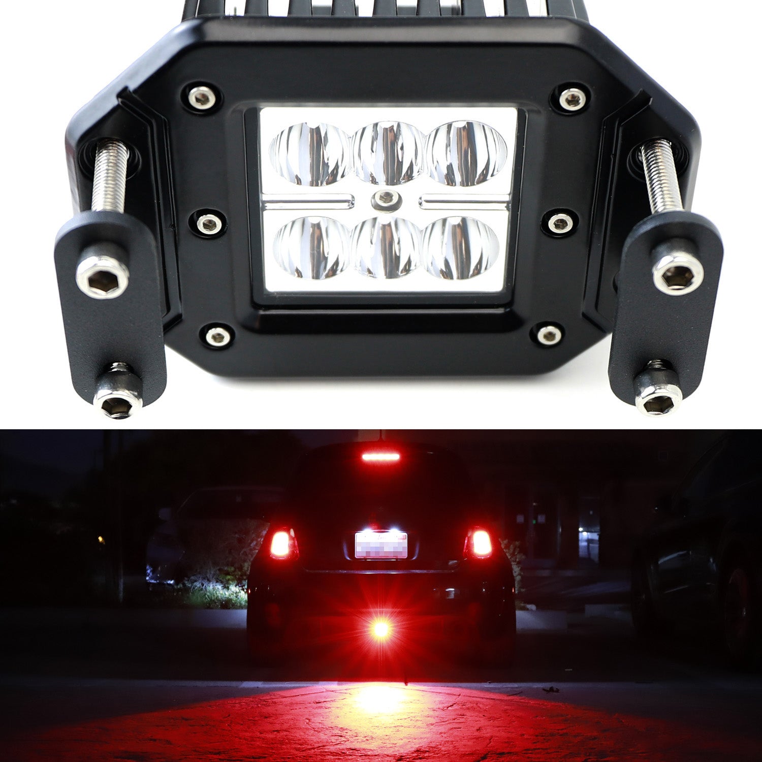 Rear Bumper Center Backup Reverse Light For 13-19 Fiat 500 Abarth GQ ...
