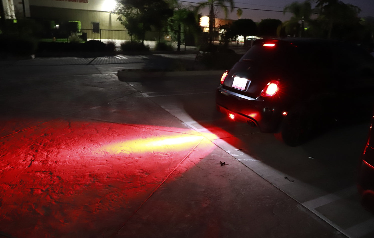 Rear Bumper Center Backup Reverse Light For 13-19 Fiat 500 Abarth GQ ...