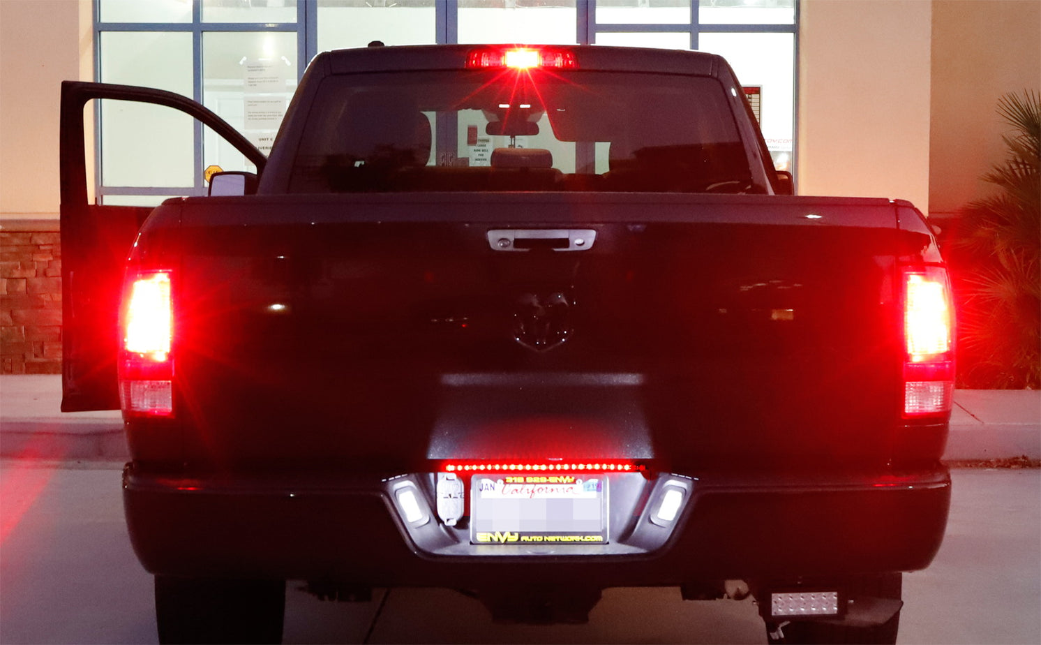 Universal Fit 17-Inch Red LED Tailgate Running and Brake Light Flexibl ...