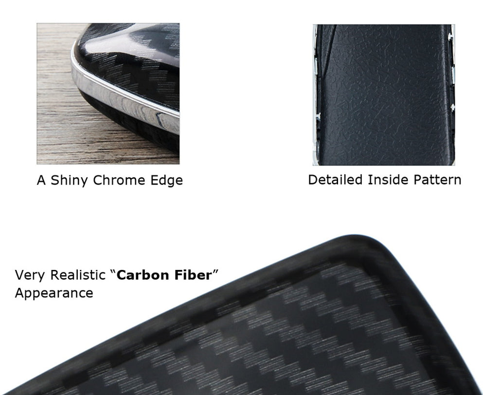 "Carbon" Key Fob Cover For 18+Ford Mustang F150 F250 Explorer Expediti ...