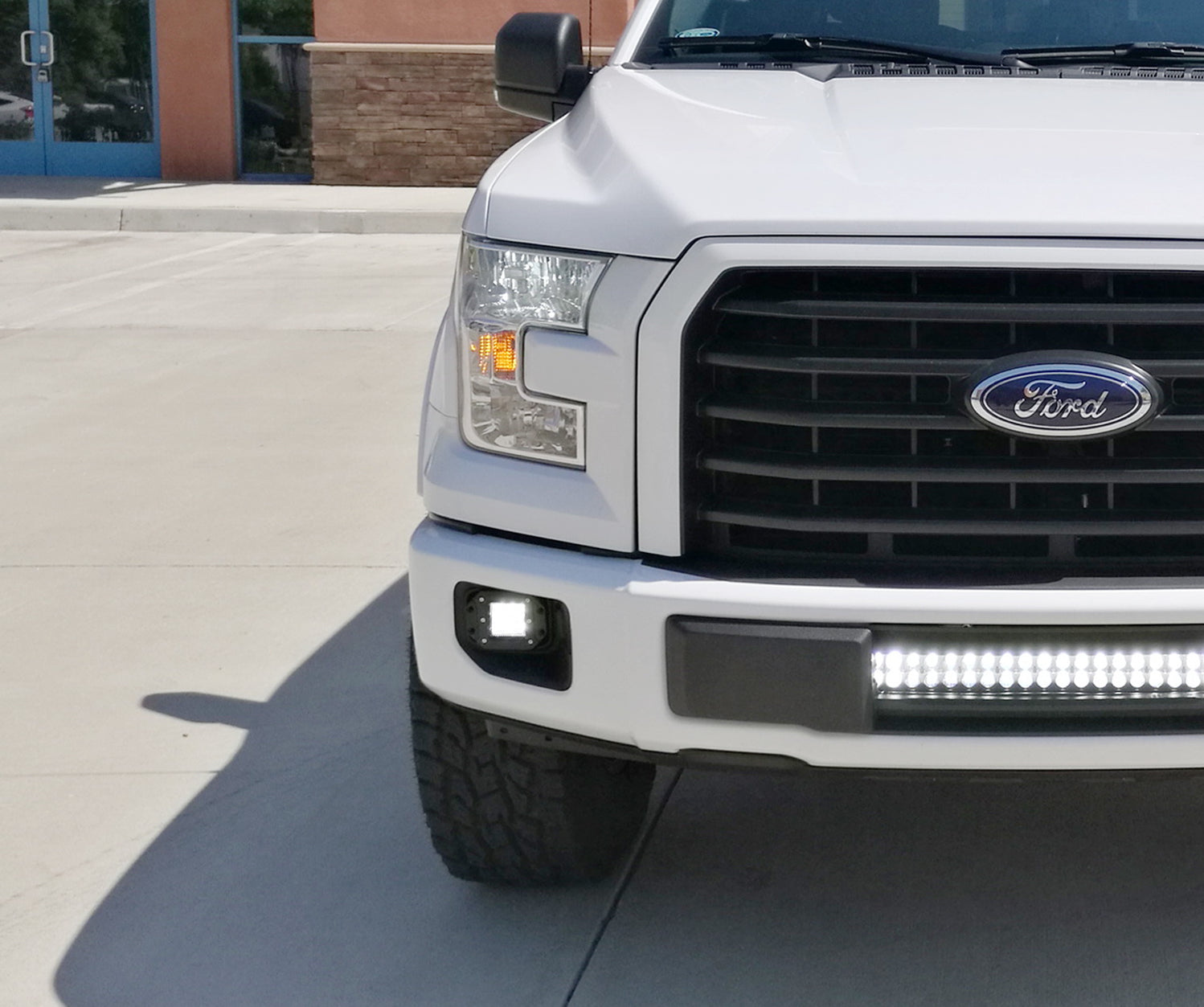 4D Projector CREE LED Pods w/Wire, Brackets For Ford 15-20 F150, 17-20 ...