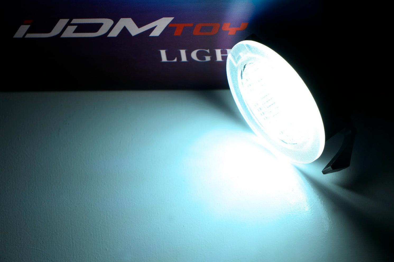 Ice Blue Full LED Side Mirror Puddle Lights For Ford F150 Edge Flex Ta ...
