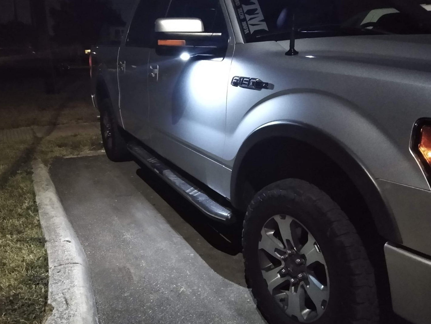 White Full LED Side Mirror Puddle Lights For Ford F150 Edge Flex Tauru ...