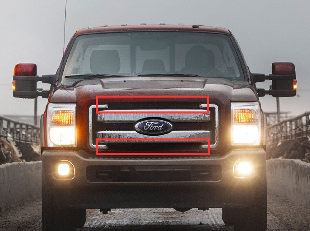 150W 30" LED Light Bar w/Behind Grille Mount Bracket, Wiring For 11-16 ...