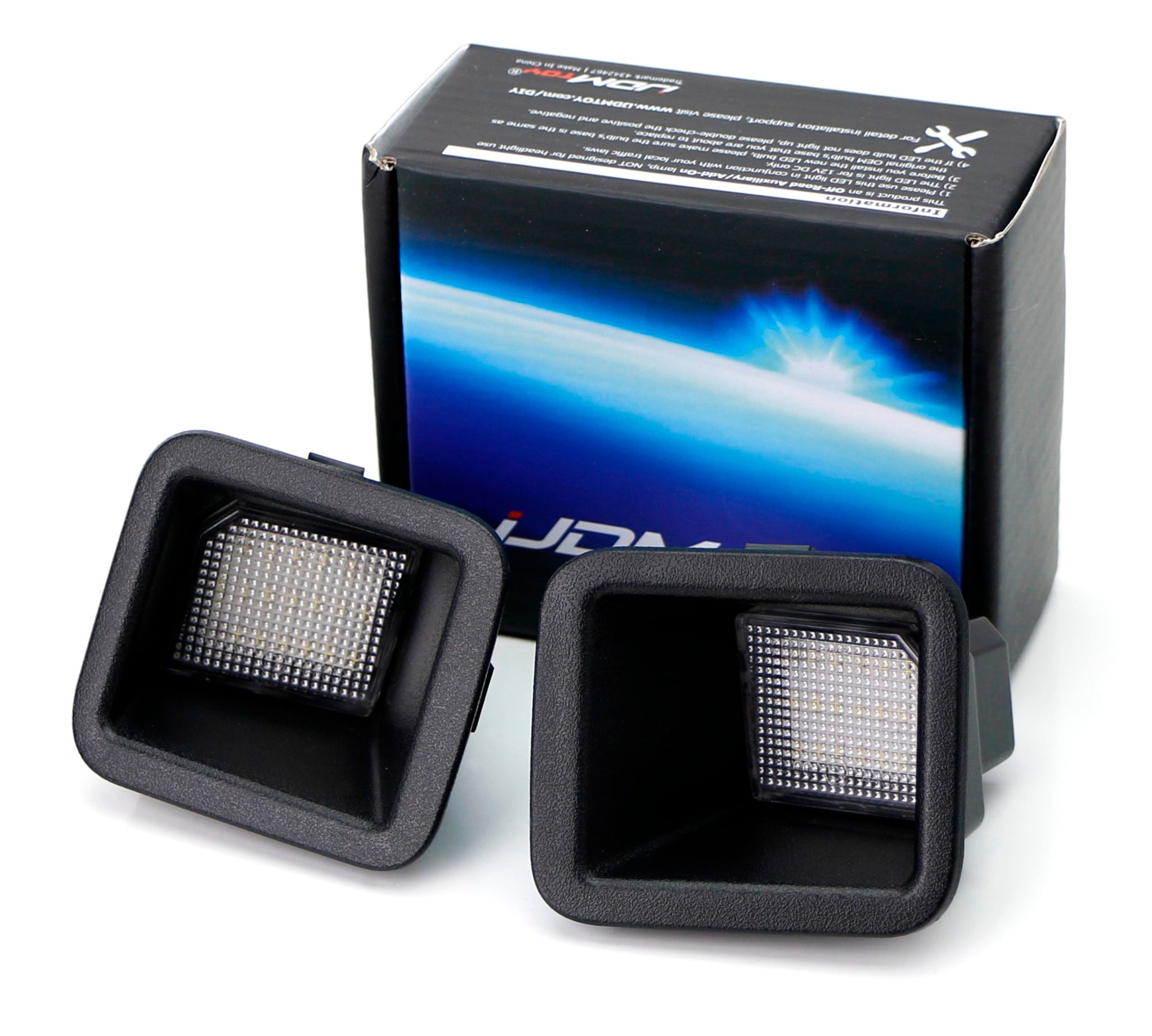 OE-Fit White 3W LED License Plate Light Kit For 17-up Ford F250 F350 S ...