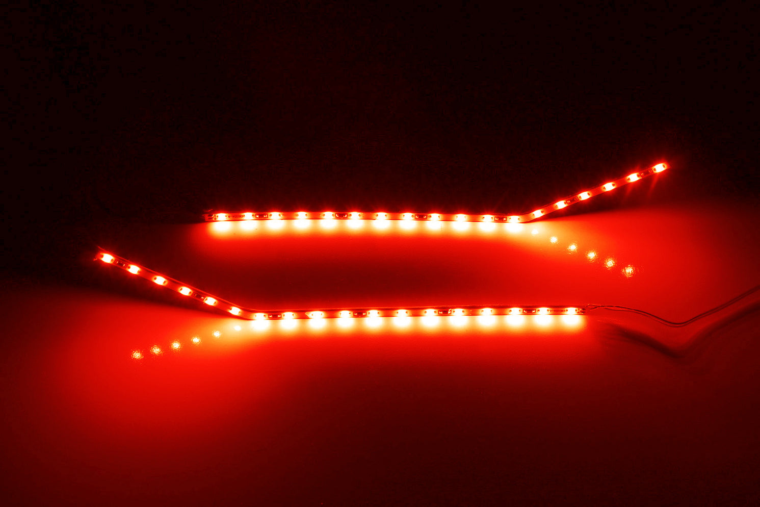 Red LED Background Illumination Kit 17-22 F250 F350 F450 Side Fender E ...