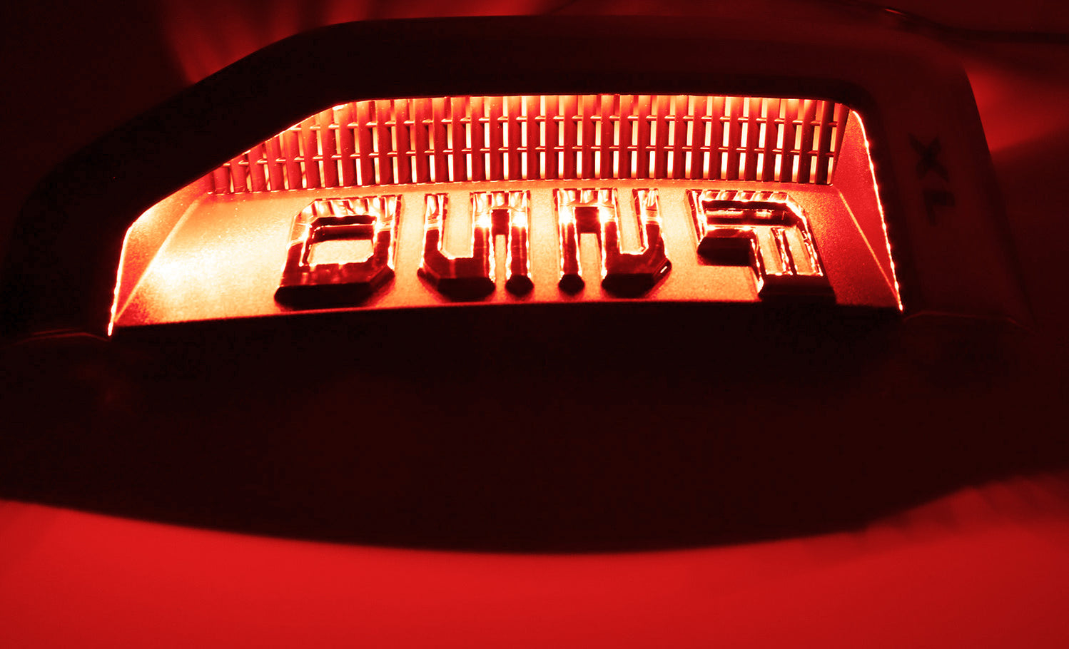 Red LED Background Illumination Kit 17-22 F250 F350 F450 Side Fender E ...