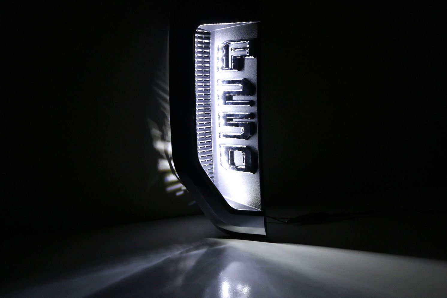 White LED Background Illumination Kit 17-22 F250 F350 F450 Side Fender ...