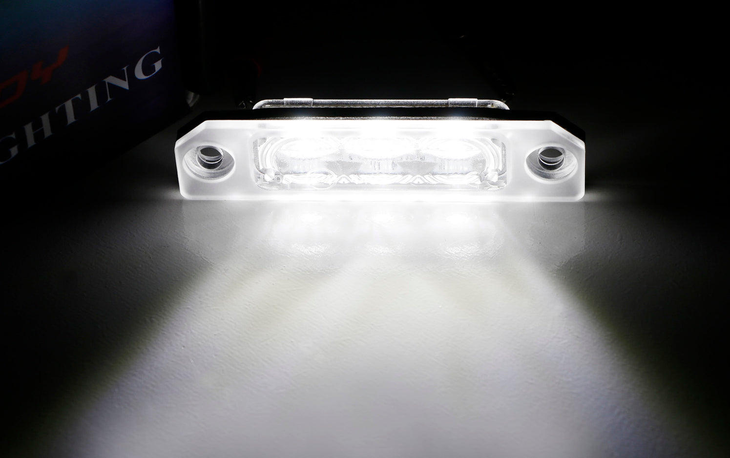 OEM-Replace 3-Diode White Osram LED License Plate Light Assy For Ford ...