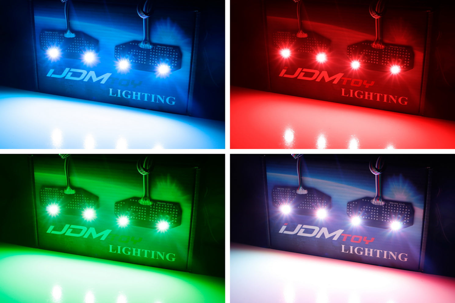 Remote Control RGBW Multicolor LED DRL Board Lighting Kit For 13-14 Fo ...