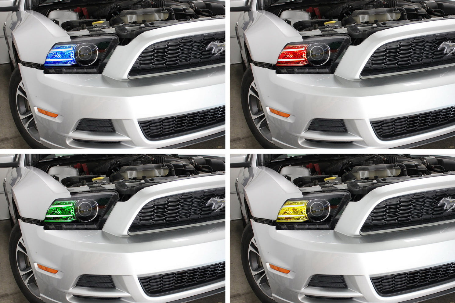 Remote Control RGBW Multicolor LED DRL Board Lighting Kit For 13-14 Fo ...