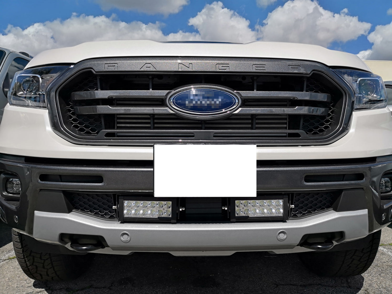 Dual 7.5-Inch LED Light Bars w/ Lower Bumper Mount, Wiring For 19-up F ...
