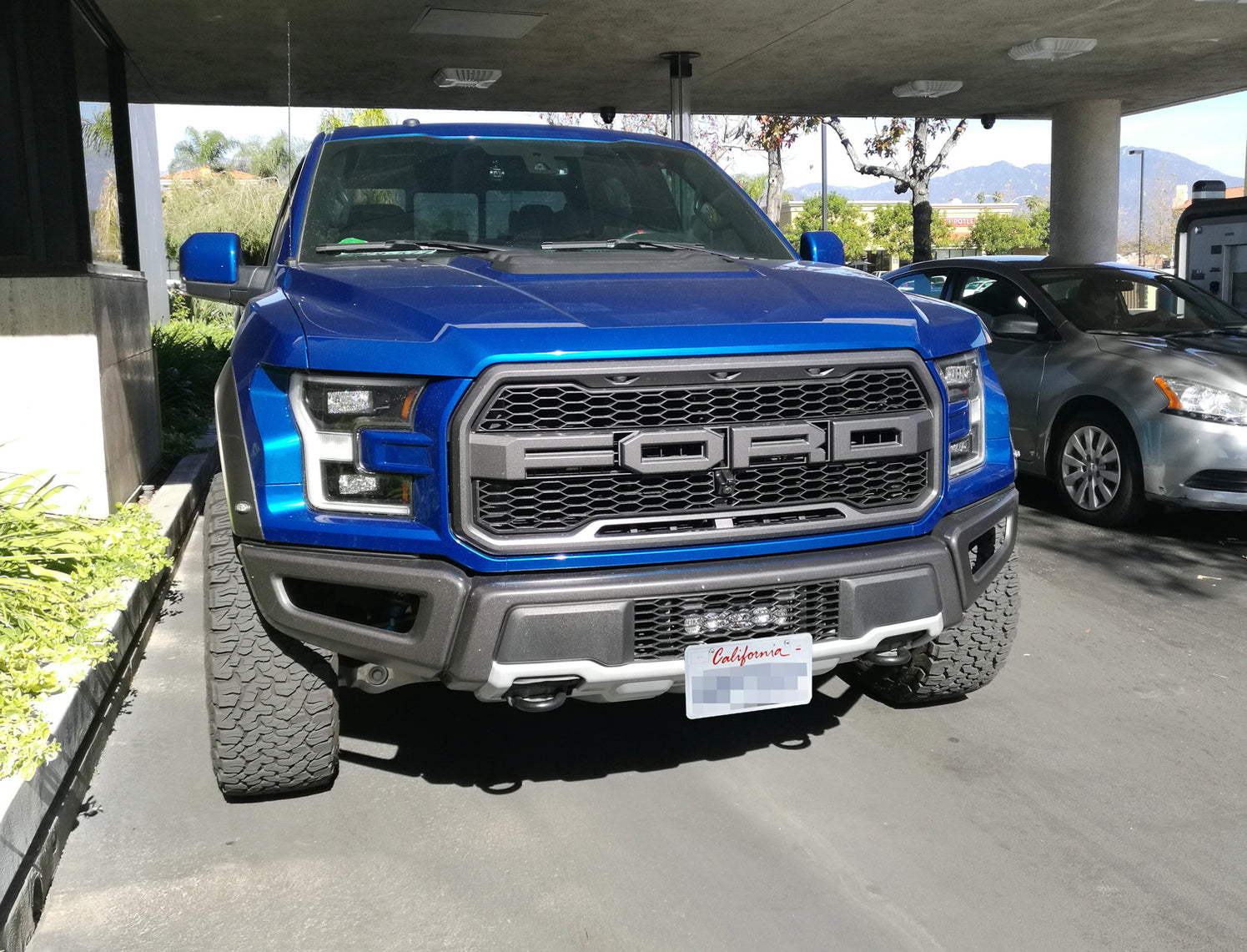Ford Raptor Grille Insert Mount License Plate Bracket Relocation Kit ...