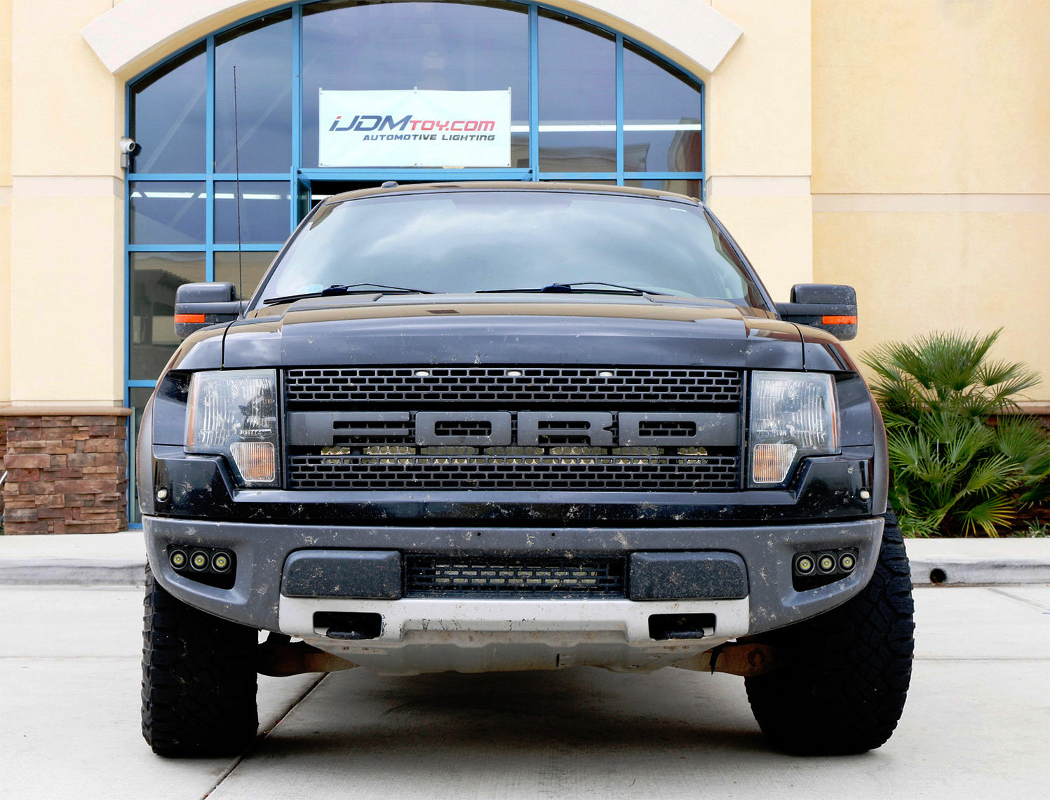 Triple 10W CREE LED Pods w/Lower Bumper Mount Bracket Wire For 10-14 F ...