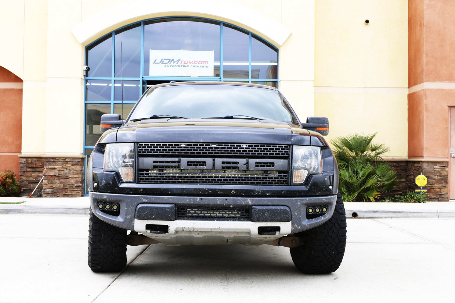 Triple 10W CREE LED Pods w/Lower Bumper Mount Bracket Wire For 10-14 F ...